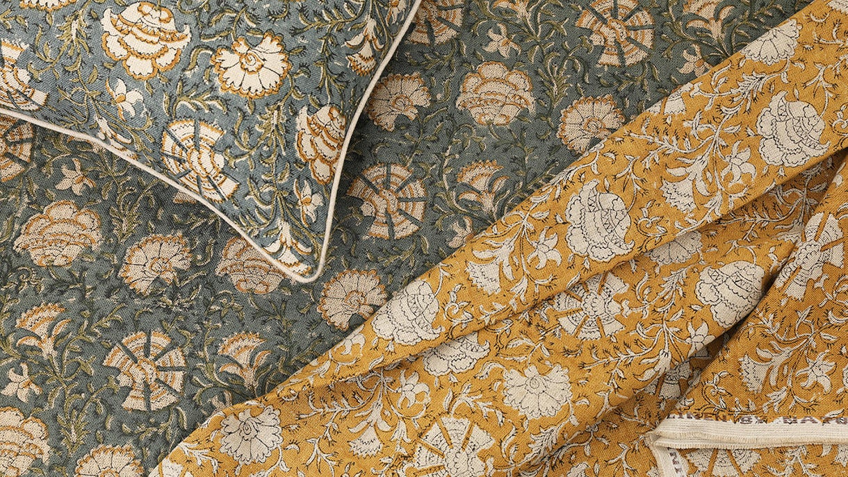 This sister-owned brand’s modern take on traditional Indian textiles