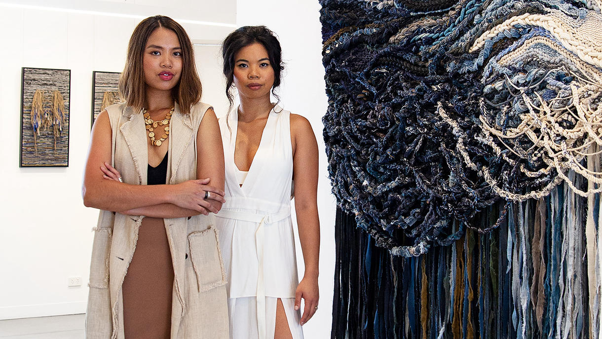 These fiber artists tell stories through their woven works of art