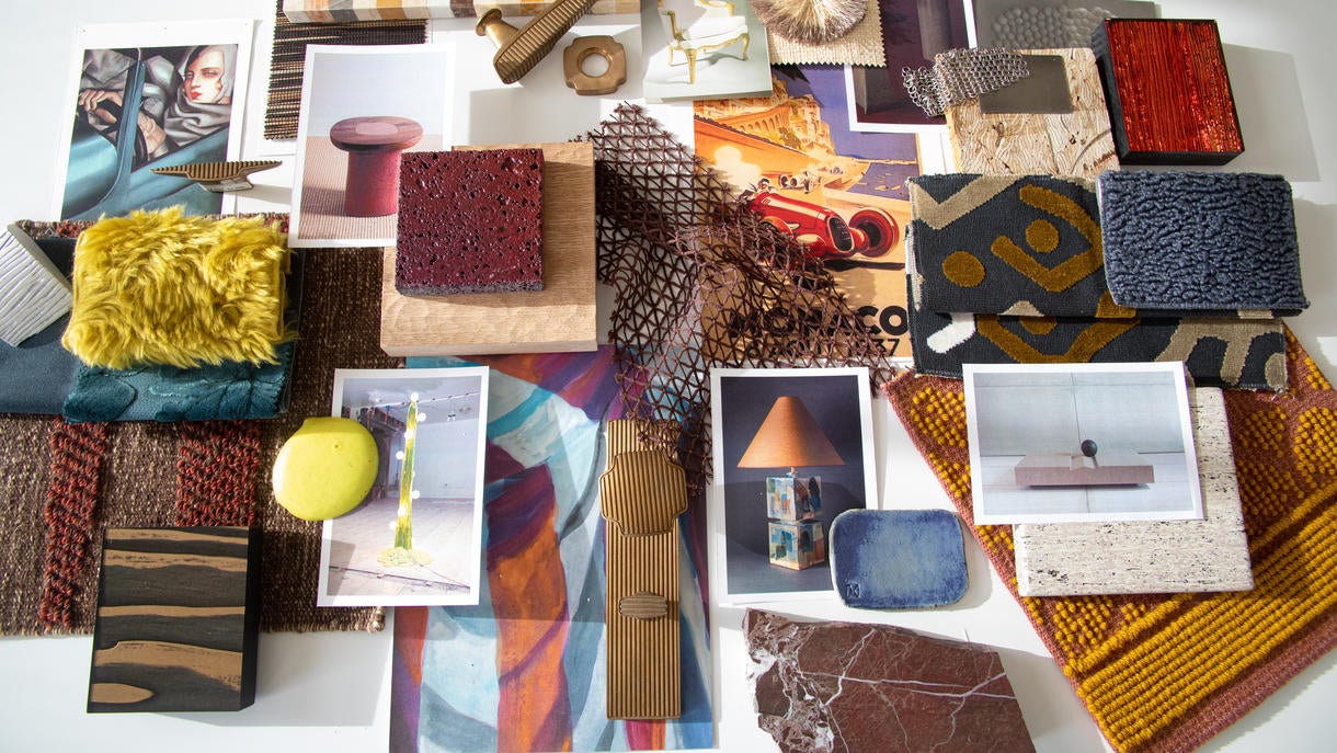 Dane Pressner’s moody medley of deep blue glazes, crimson lava stones ...