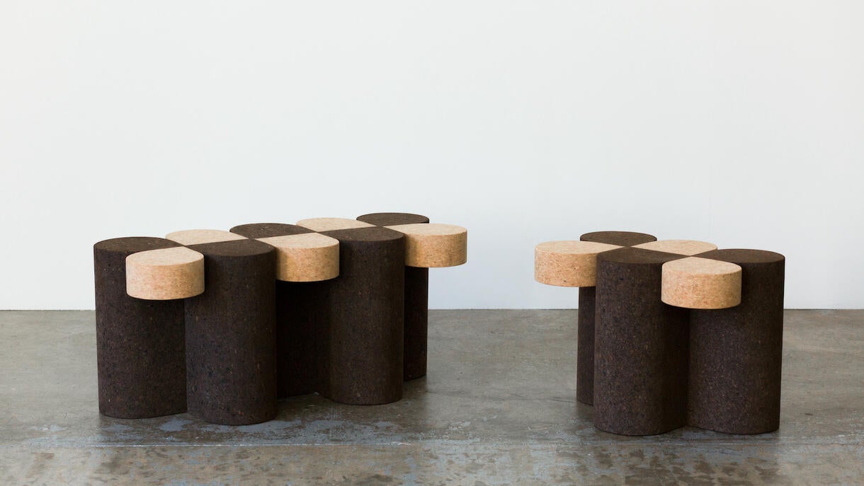This Washington designer crafts sculptural furniture out of cork