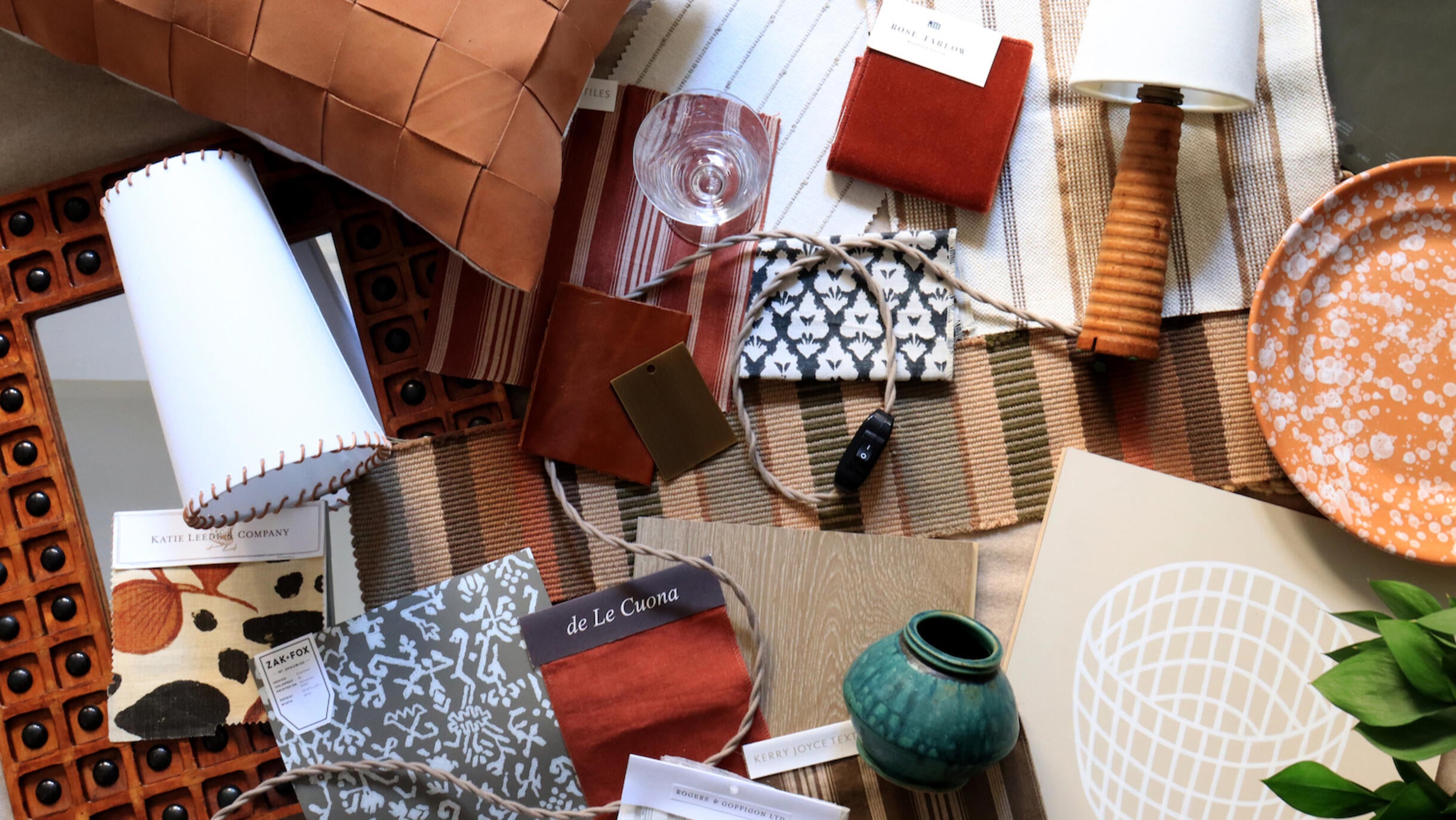 Dan Mazzarini’s breezy blend of gauzy linen, splattered terra cotta and ...