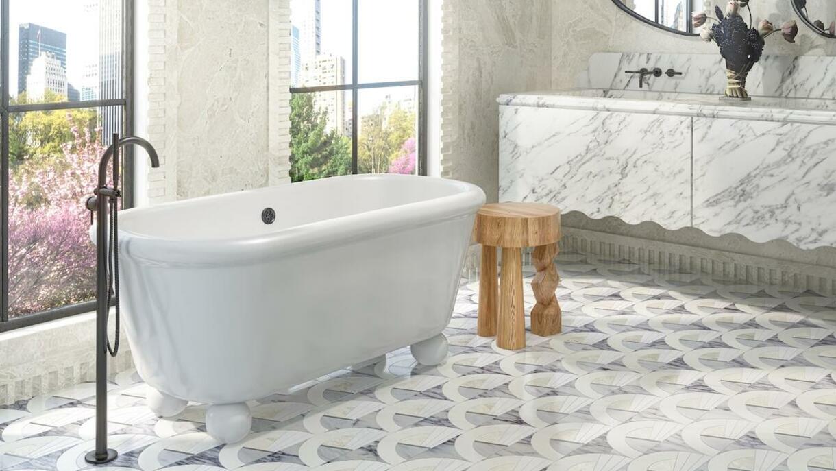 6 mesmerizing marble designs for a dash of all-natural drama