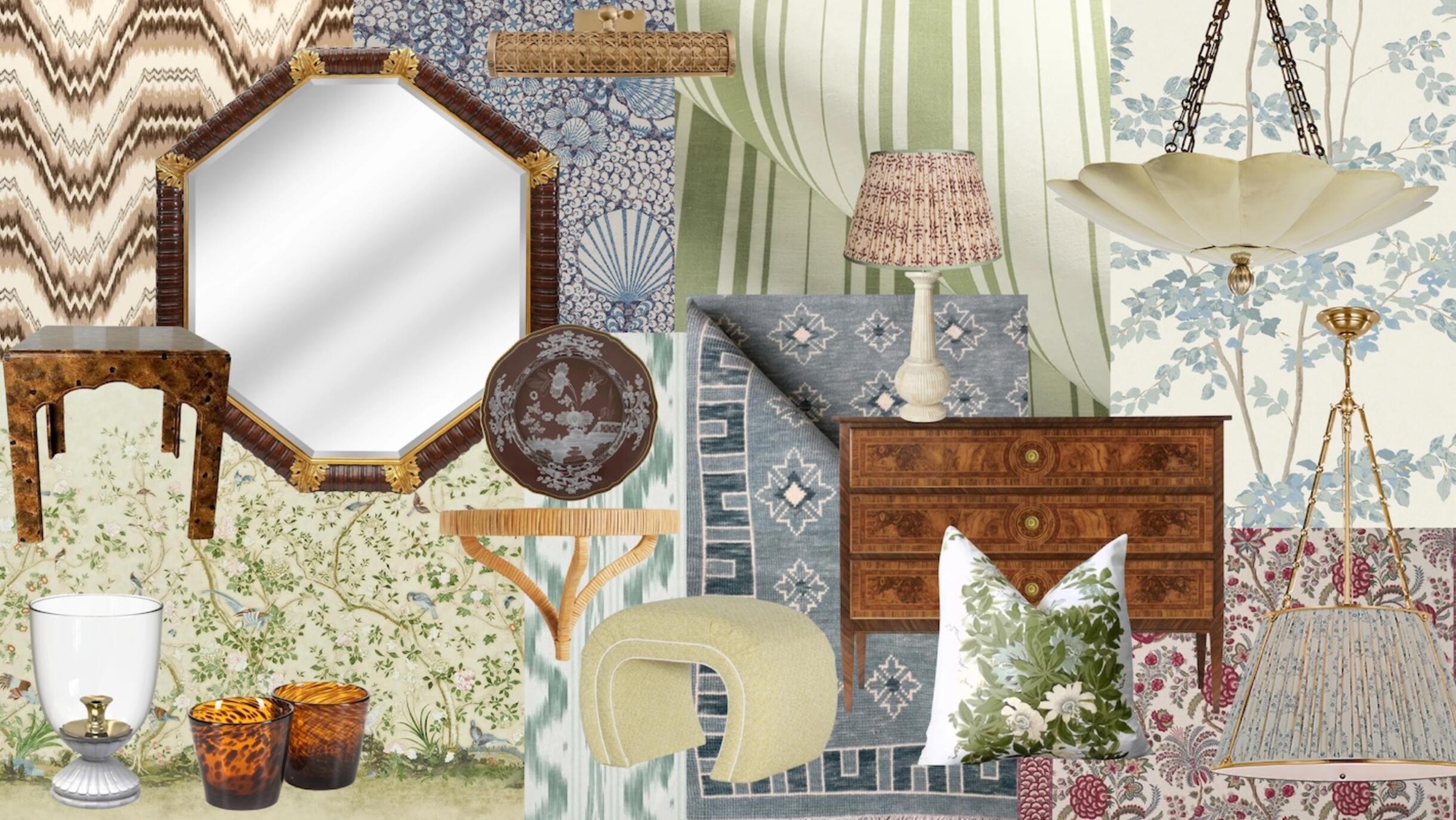 Lauren Wodicka’s pattern-drenched mélange of painterly floral fabrics ...