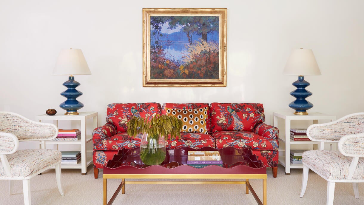 2 designers debate the appeal of a statement sofa